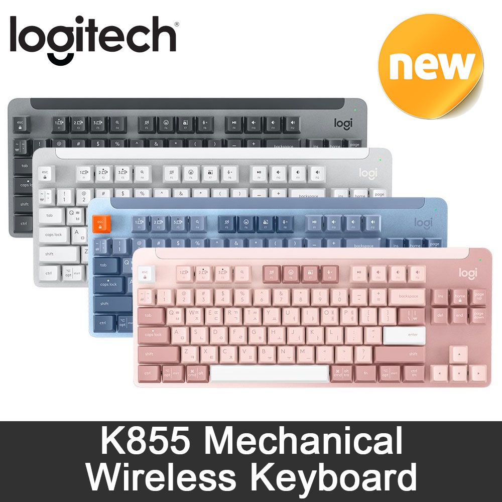 Logitech K855 Mechanical Wireless Keyboard Bluetooth Multipairing Tenchilles | Shopee Thailand