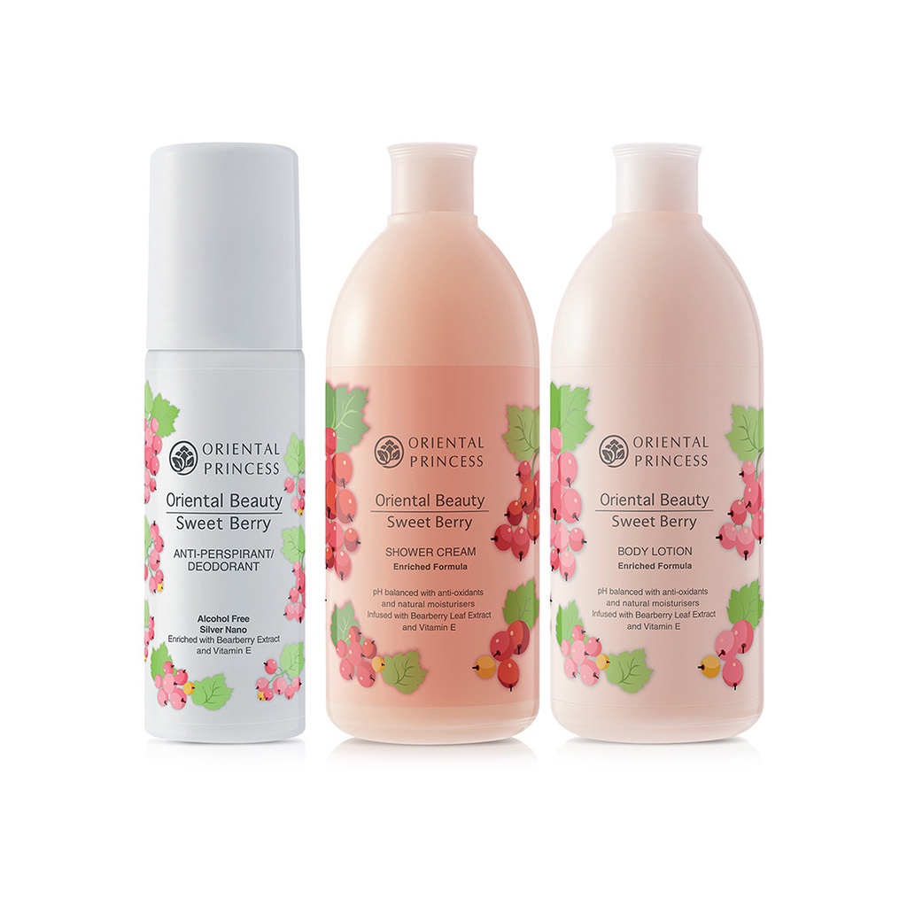 Oriental Princess Beauty Sweet Berry Set 3 Items Shower Cream 400ml ...