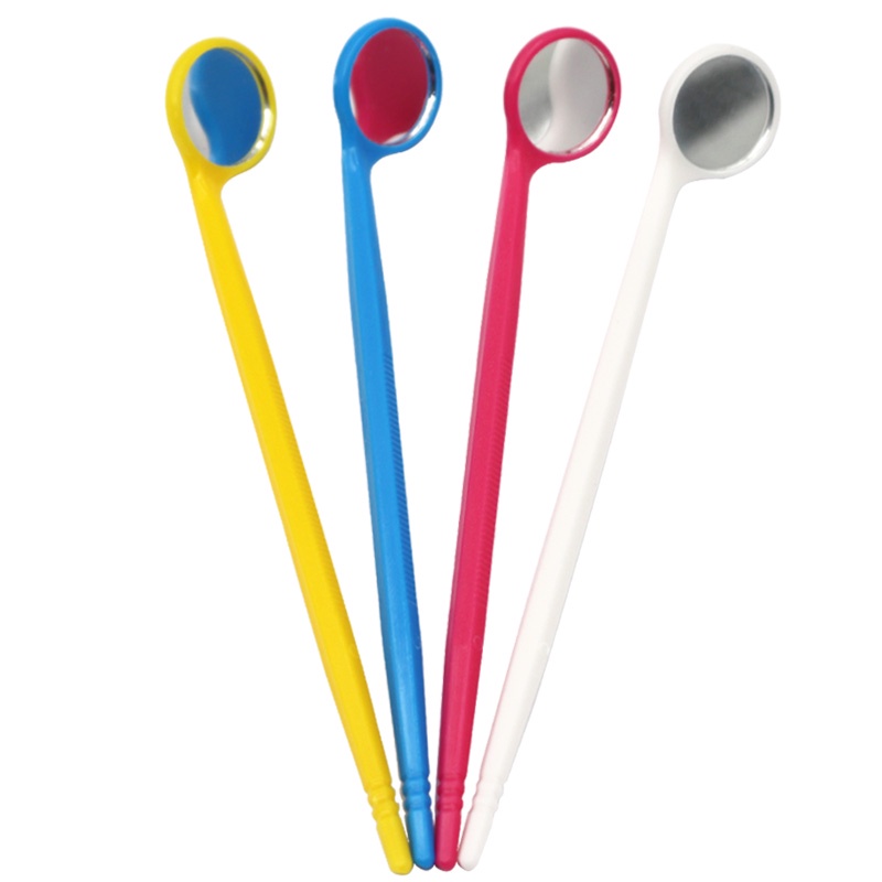 ⊕ 1pc Disposable Plastic Dental Mouth Mirror Multifunction Reflector ...