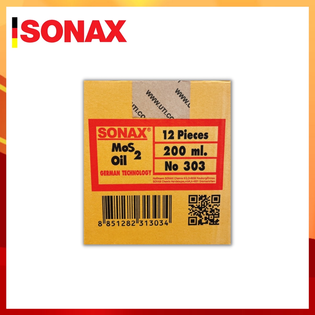SONAX 200ML ยกลัง น้ำมันครอบจักรวาล น้ำมันหล่อลื่น น้ำมันอเนกประสงค์ ขนาด 200ML ยกลัง 12 กระป๋อง ...