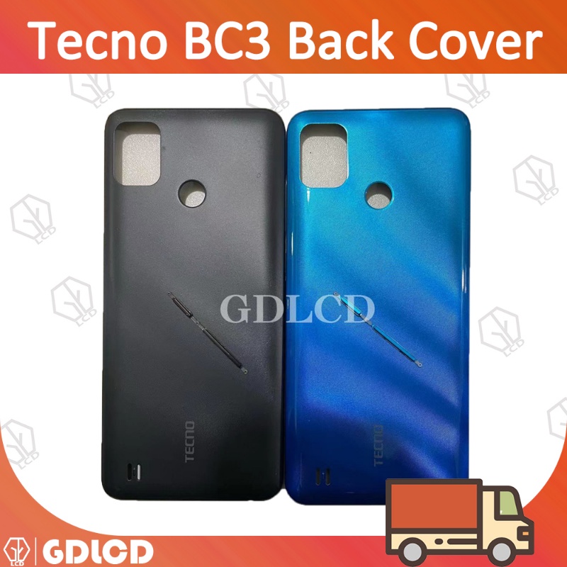 Tecno BC3 ฝาครอบแบตเตอรี่ด้านหลัง อะไหล่ซ่อมแซม สําหรับเคสประตู ...