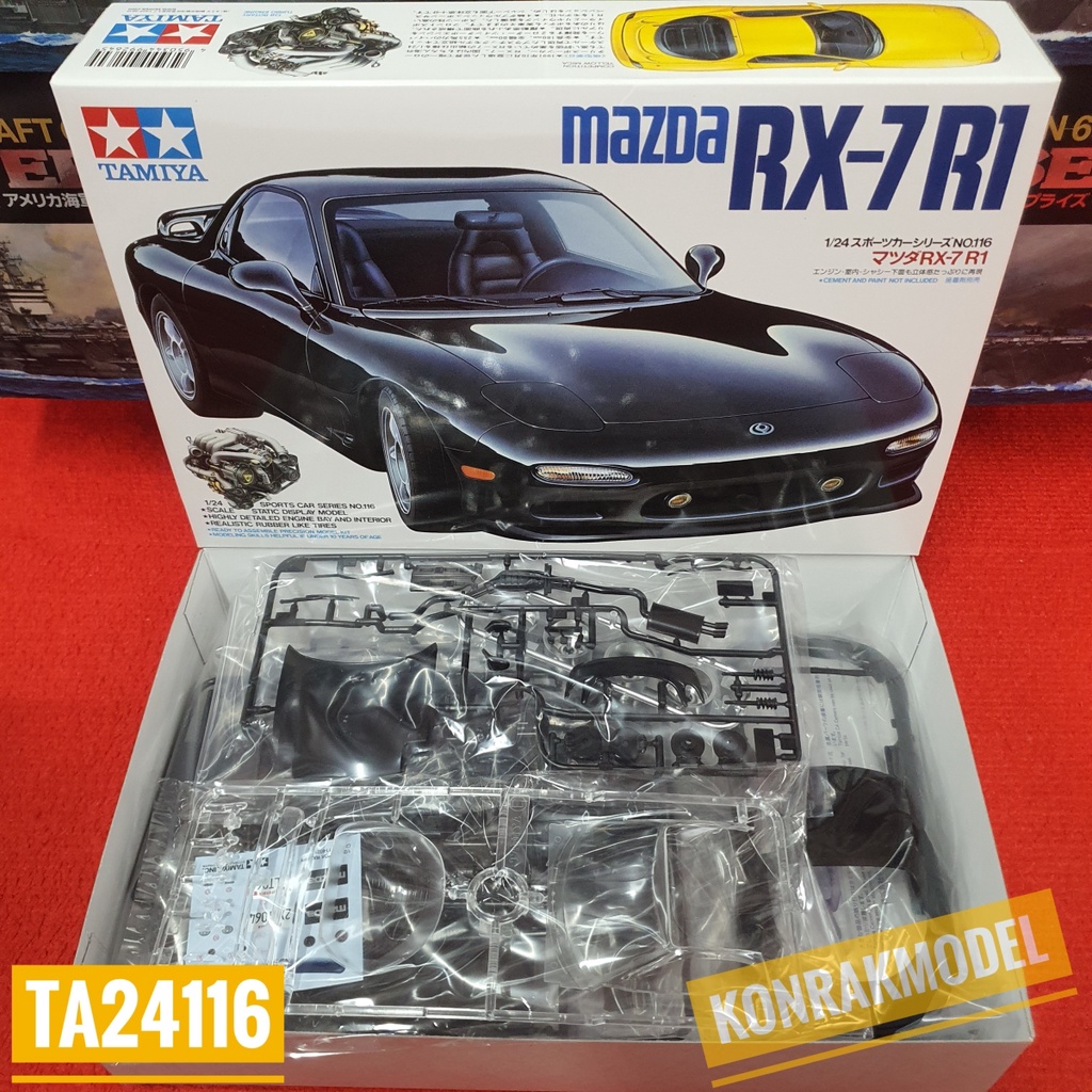 TAMIYA 24116 MAZDA RX -7 R1 124 (มีเครื่อง) - konrakmodel - ThaiPick