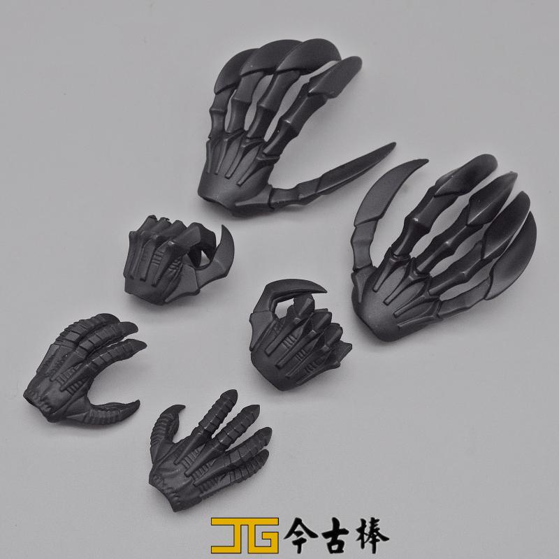 Medicom Rah 1/6 Soldier Model Modern Trend Black Mecha Long Claws Hand ...