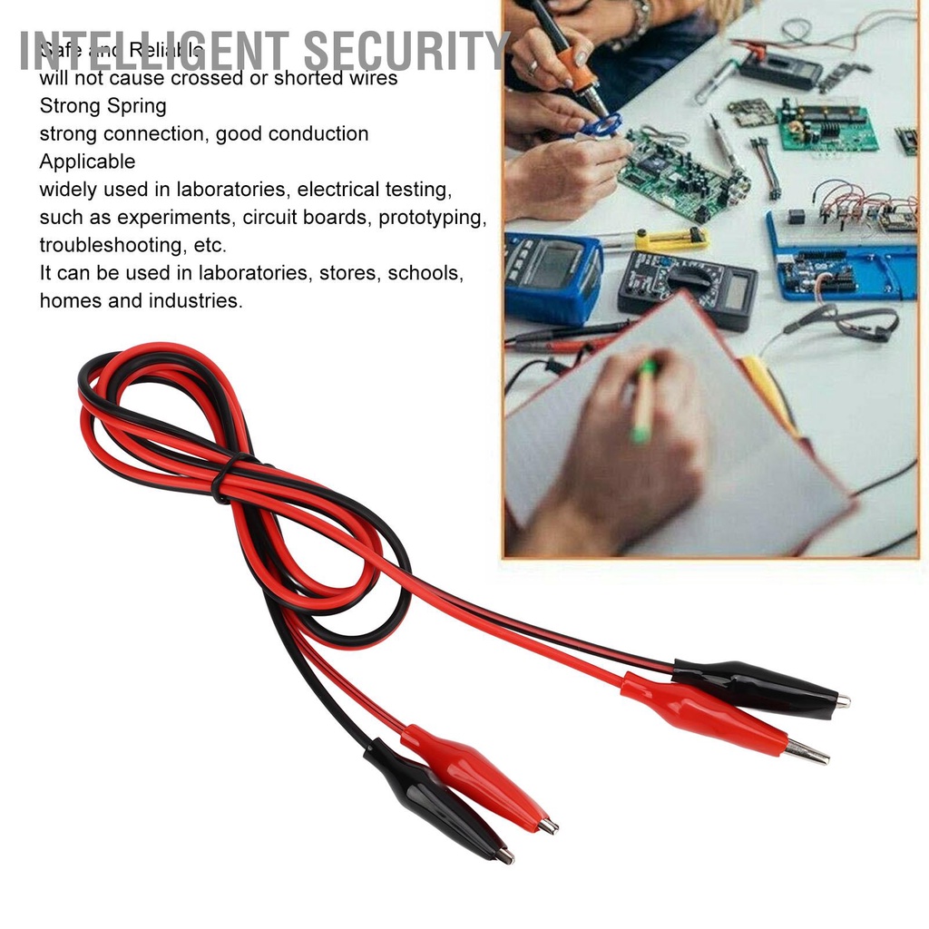 Intelligent Security Intelligent Security คลิปจระเข้ไฟฟ้า 10 ชิ้นแบบ ...