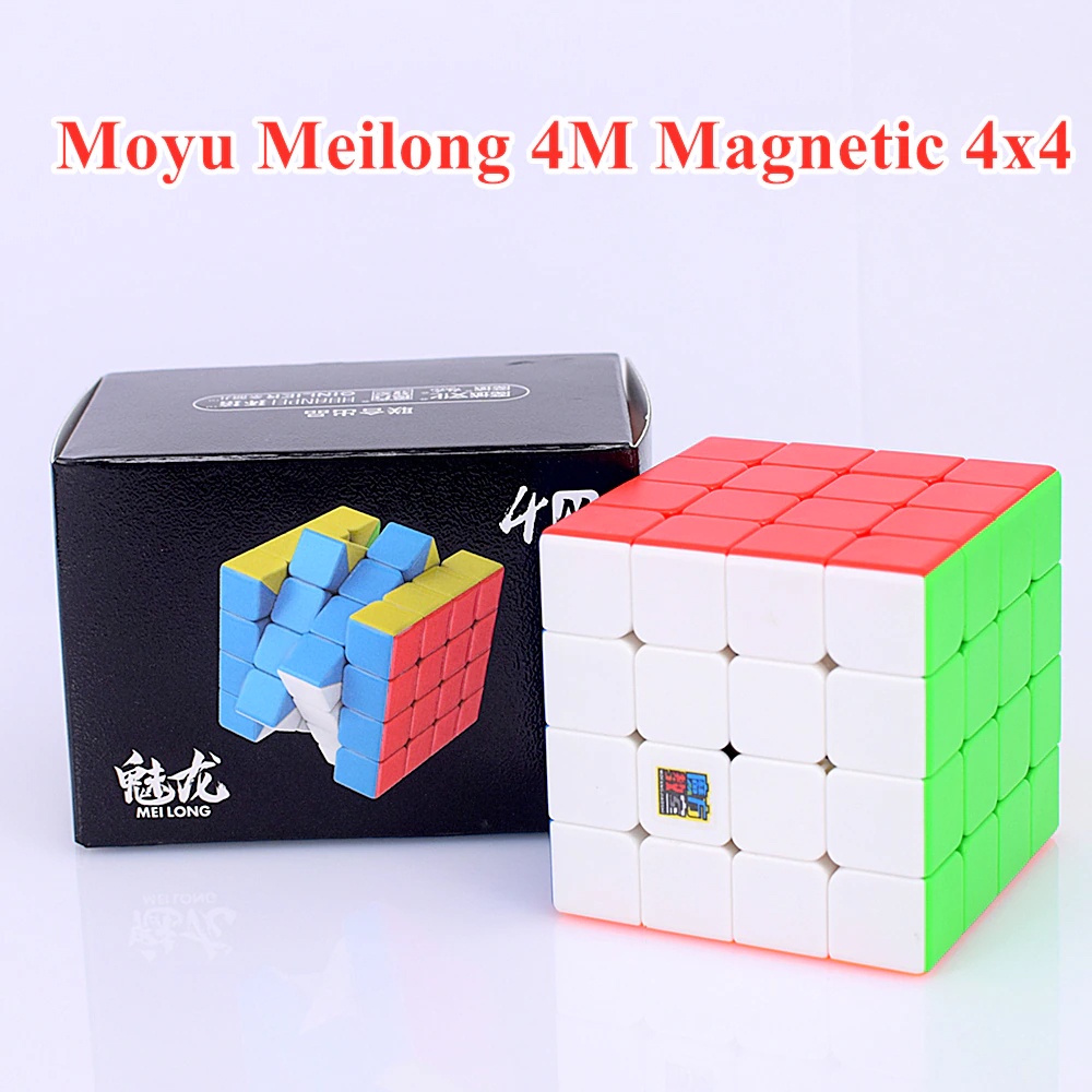 (ส่งไว) รูบิคแม่เหล็ก โมยู 3x3 Moyu 3M Meilong กล่องสีดำ 3M 4M Rubik ...