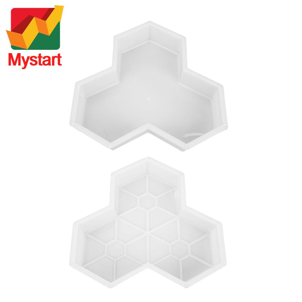 20 Styles Garden Pavement Mold DIY Walk Manual Road Path Paving Brick ...