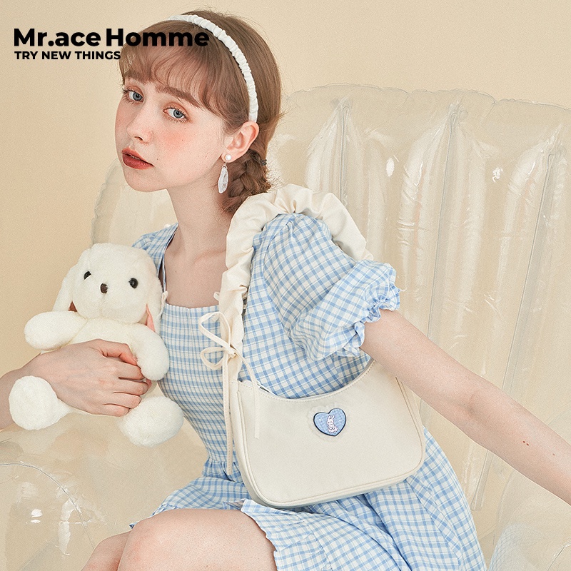 Mr. ace Homme love rabbit series กระเป๋าสะพายไหล่ กระเป๋าถือ สําหรับ ...