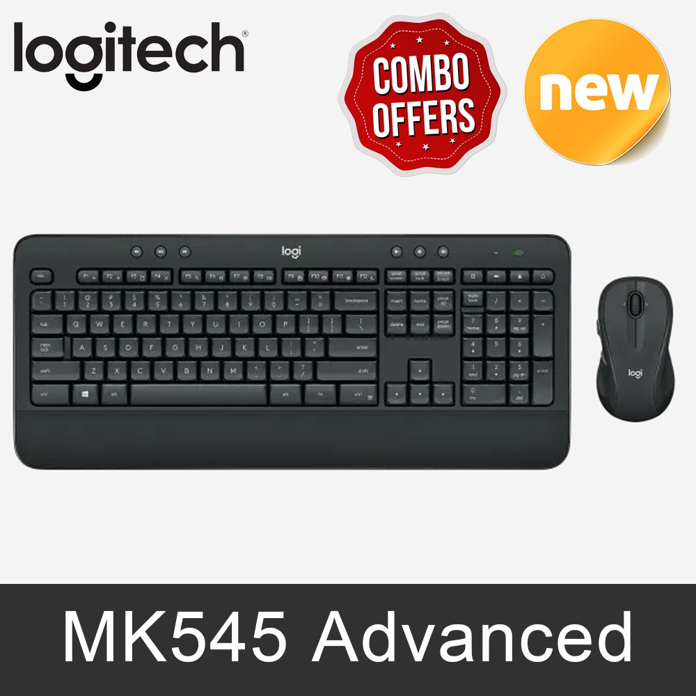 Logitech MK545 Advanced Wireless Keyboard and Mouse Combo Set | Shopee ...