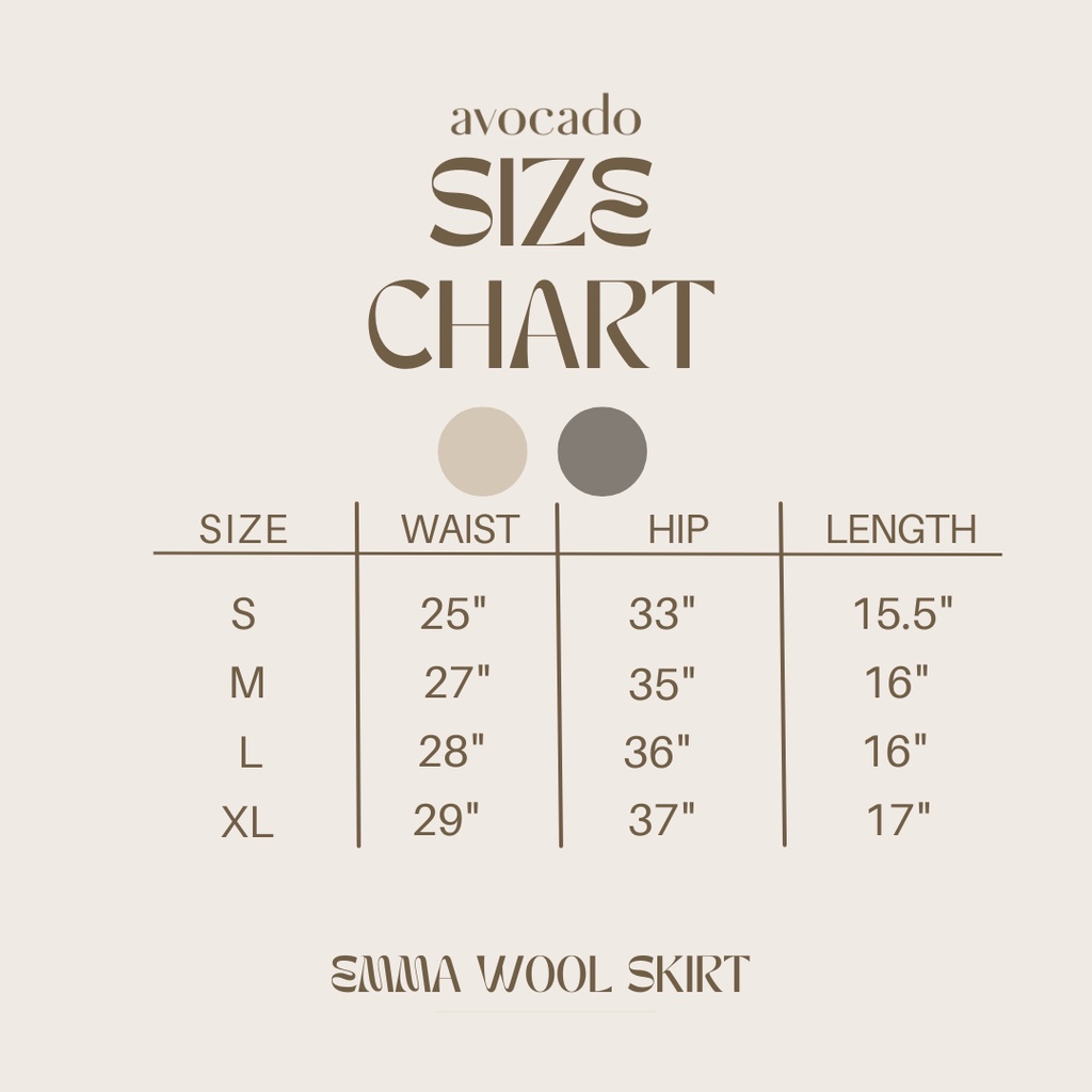 avocado Emma wool skirt - avocado.simplewear - ThaiPick