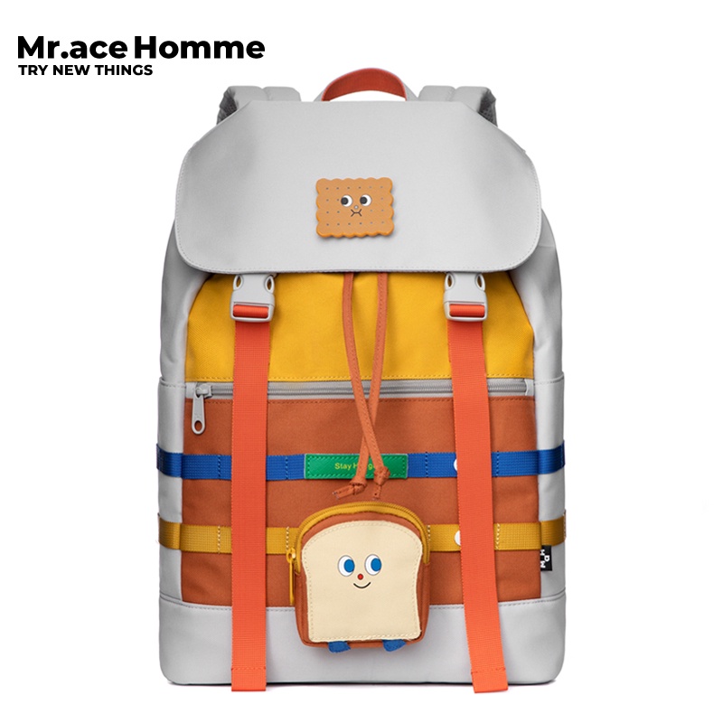 Mr. ace Homme Bee Series Backpack กระเป๋าเป้สะพายหลัง กระเป๋านักเรียน ...