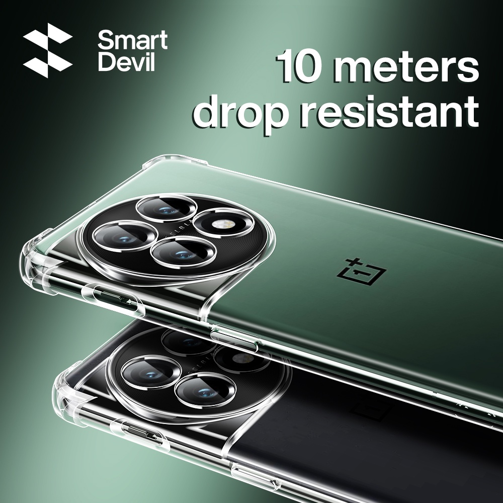 SmartDevil เคสโทรศัพท์มือถือ ซิลิโคนนิ่ม ใส บางมาก กันกระแทก ลายปีศาจ สําหรับ OnePlus 11 ...