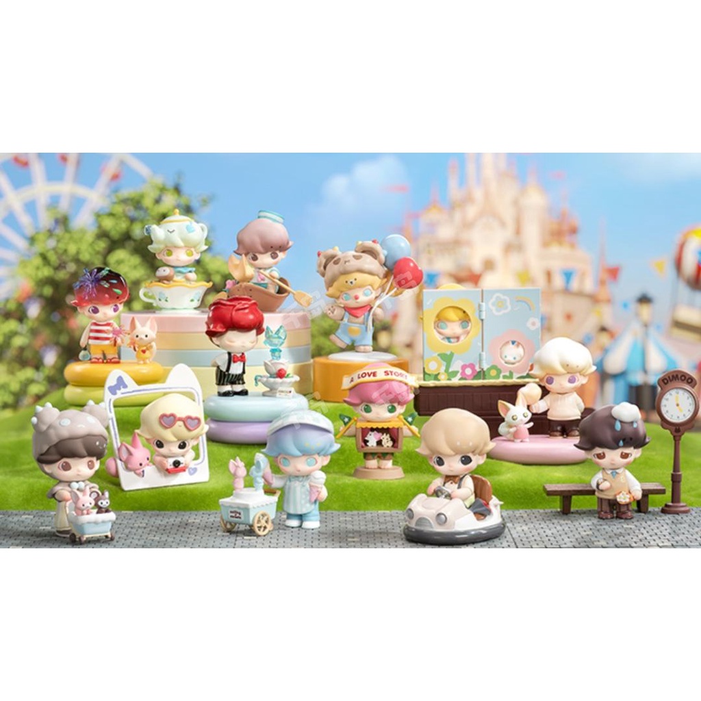 Asari Popmart POPMART DIMOO Dating Day Series กล่องและลิงค์ซ่อน ...