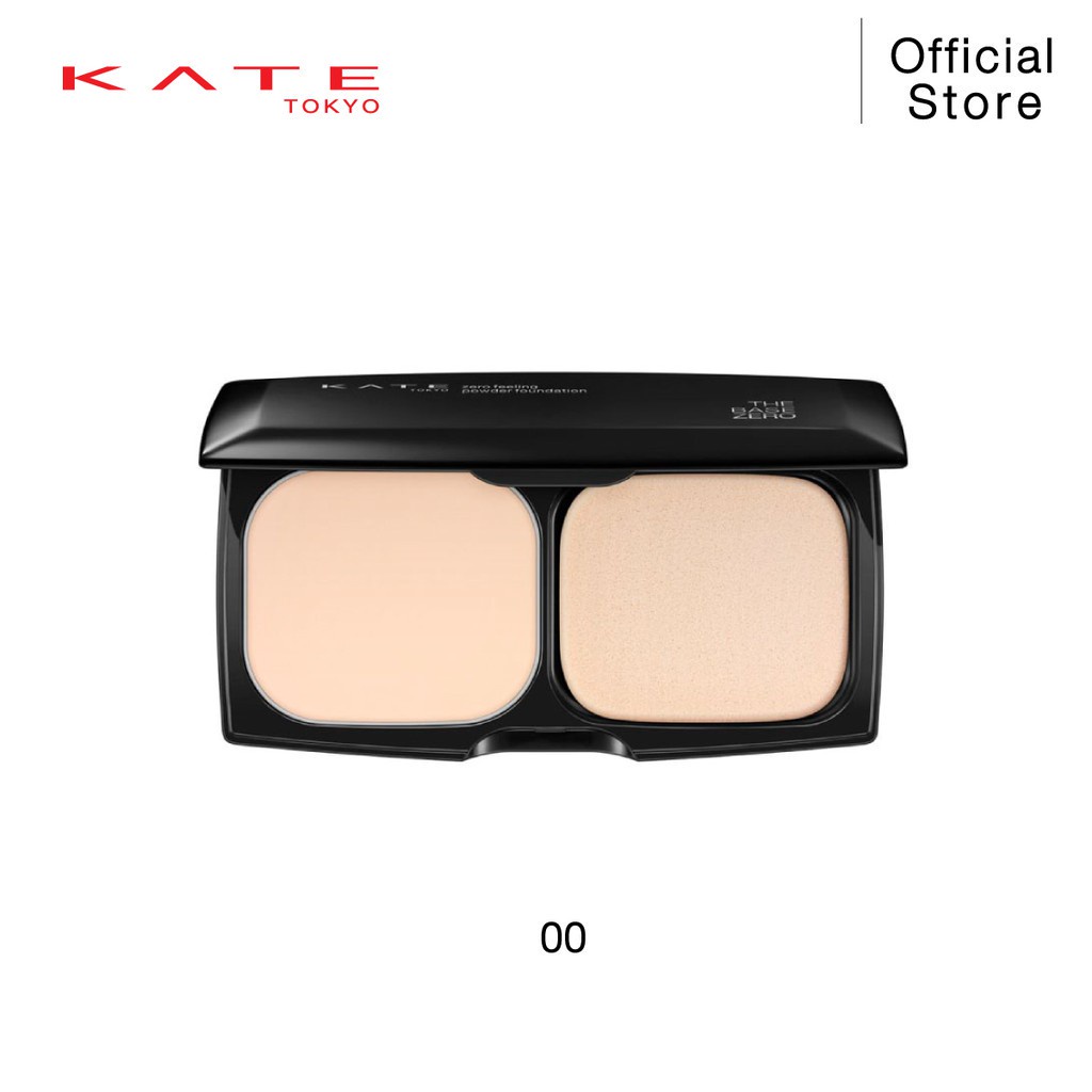 KATE แป้งผสมรองพื้น ZERO FEELING POWDER FOUNDATION ควบคุมความมัน มี ...