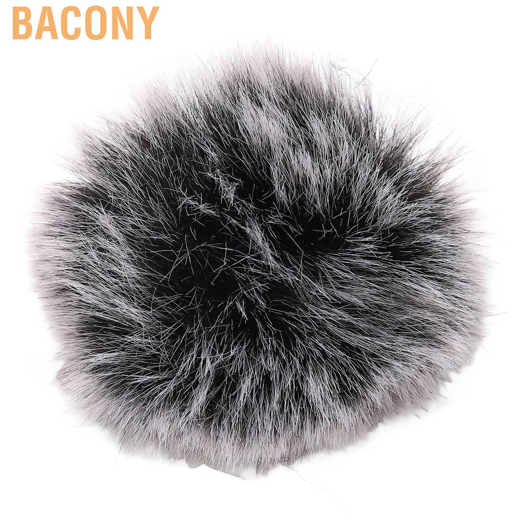 Bacony Furry Microphone Cover Noise Reduction Windscreen For Recording ...