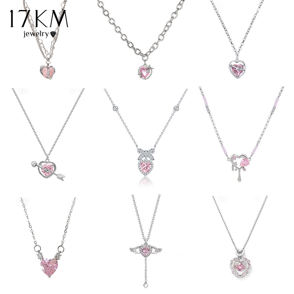 17KM เครื่องประดับ สร้อยคอโชคเกอร์ จี้รูปลูกศรกามเทพ ประดับเพทาย และ ...