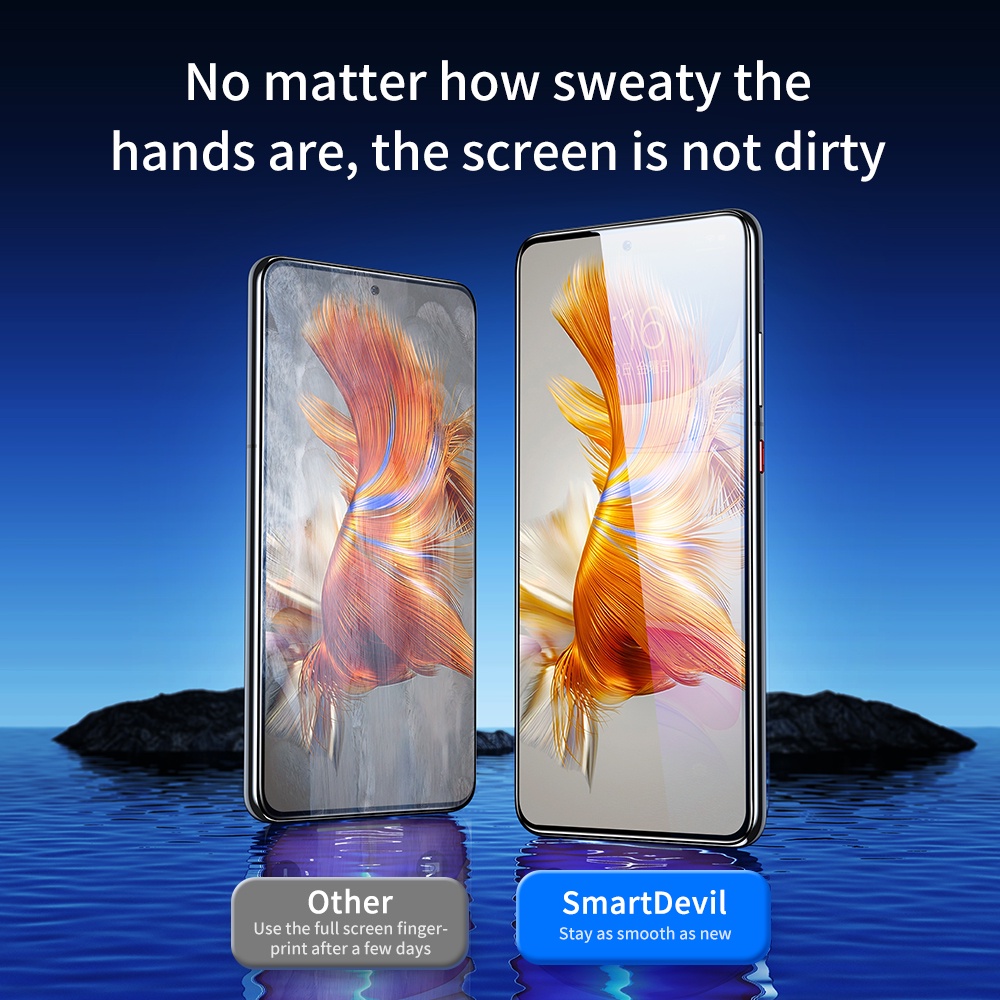 SmartDevil ฟิล์มกระจกนิรภัยกันรอยหน้าจอ กันรอยนิ้วมือ กันระเบิด สําหรับ Huawei mate50 mate30 ...