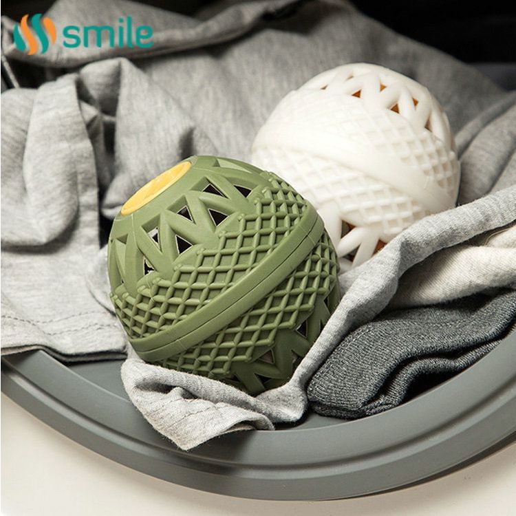 ღ Magic Laundry Ball Activated Carbon Scented Washing Machine Anti-Clothes Winding Artifact Soft ...
