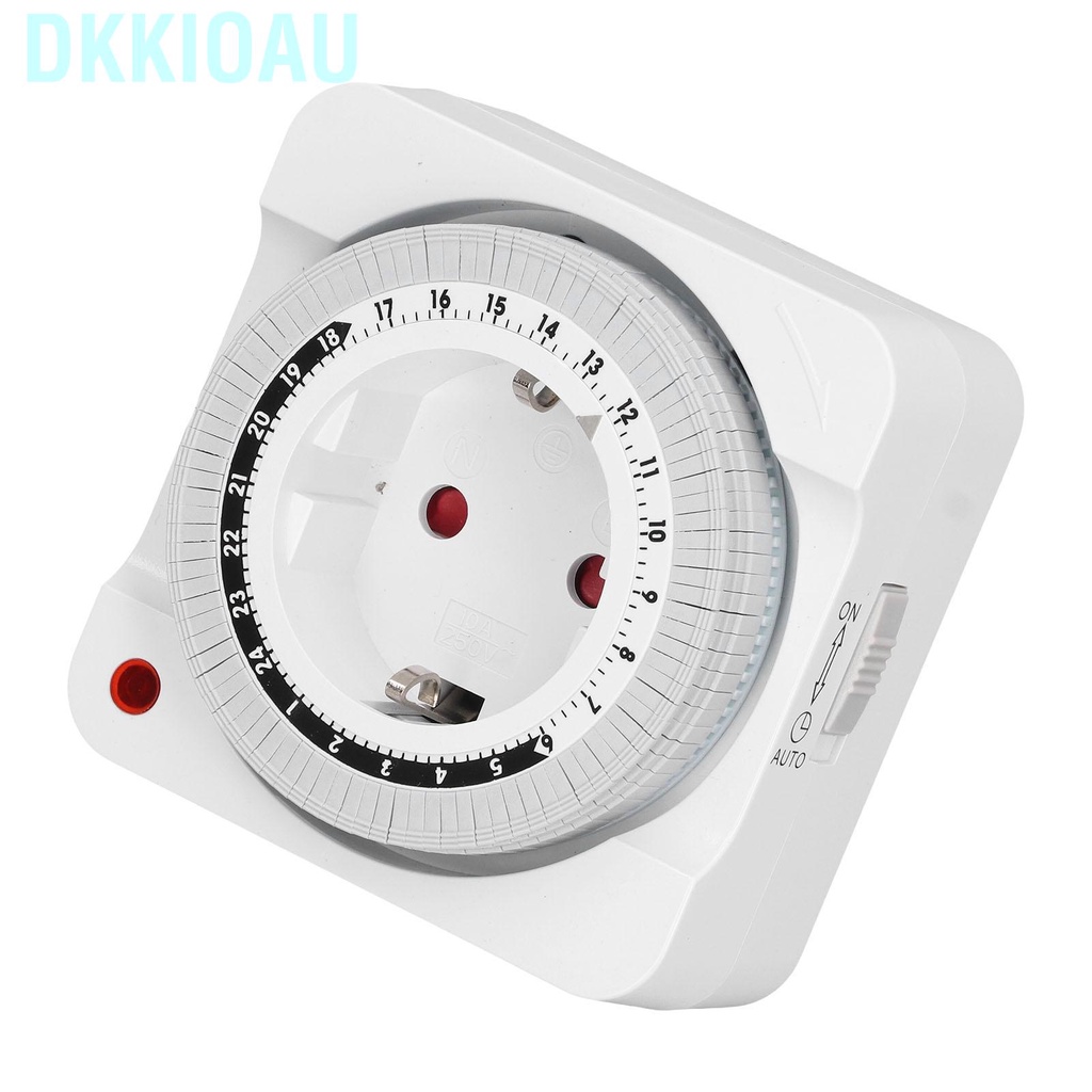 Dkkioau Timer Socket Mechanical 24 Hour 15 Minute Increment Automatic ...