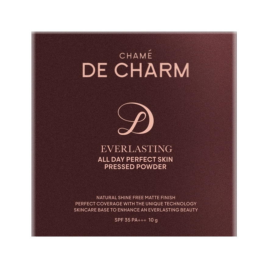 DE CHARM EVERLASTING ALL DAY PERFECT SKIN PRESSED POWDER เบอร์ 3 ผิวสอง ...