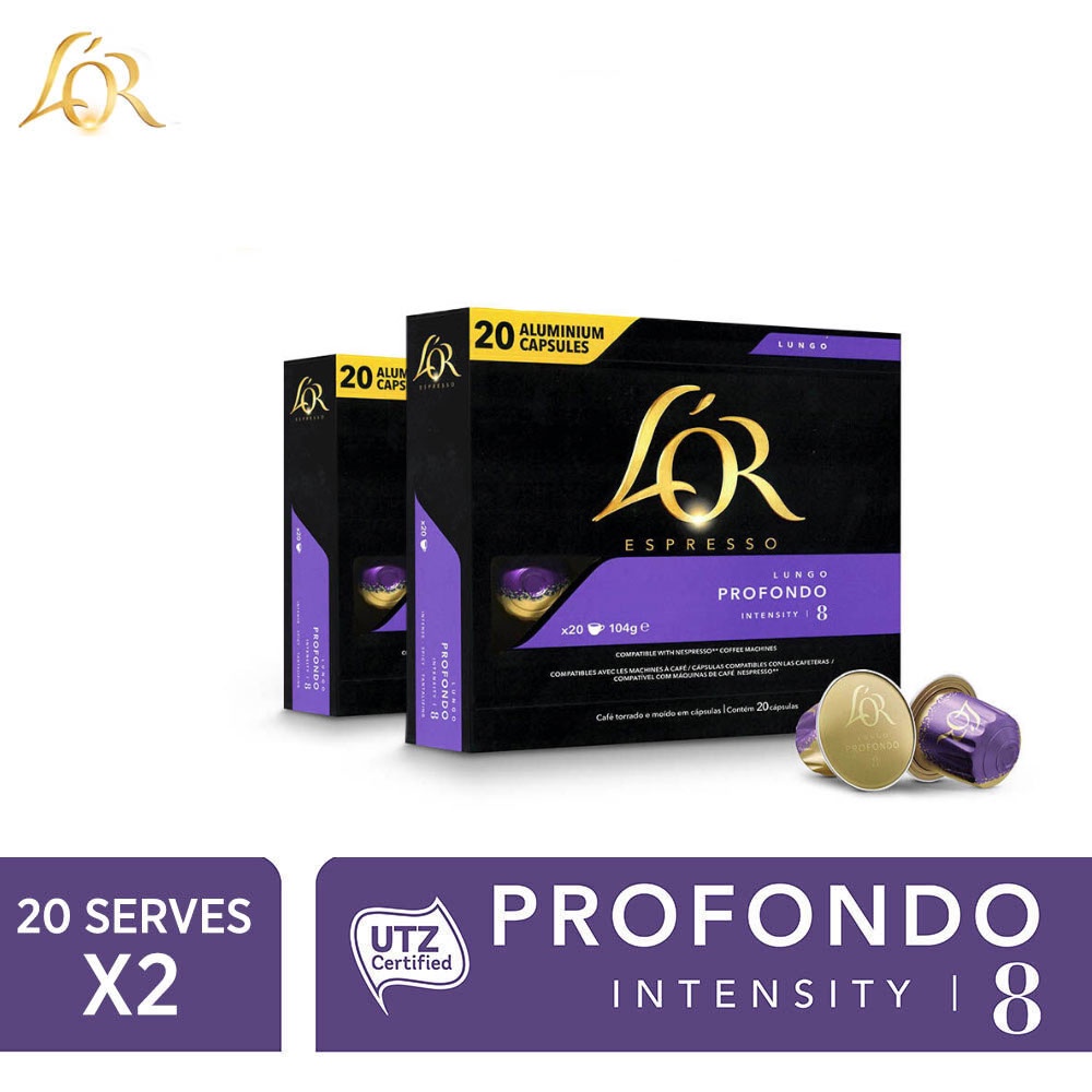 Online Exclusive LOR Espresso กาแฟแคปซูล (2 กล่อง)มีให้เลือก 4 รสชาติ ...