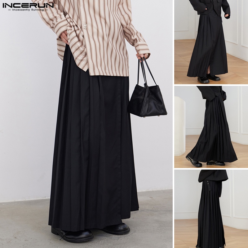 INCERUN super long one-piece half-length pony skirt - INCERUN Official ...