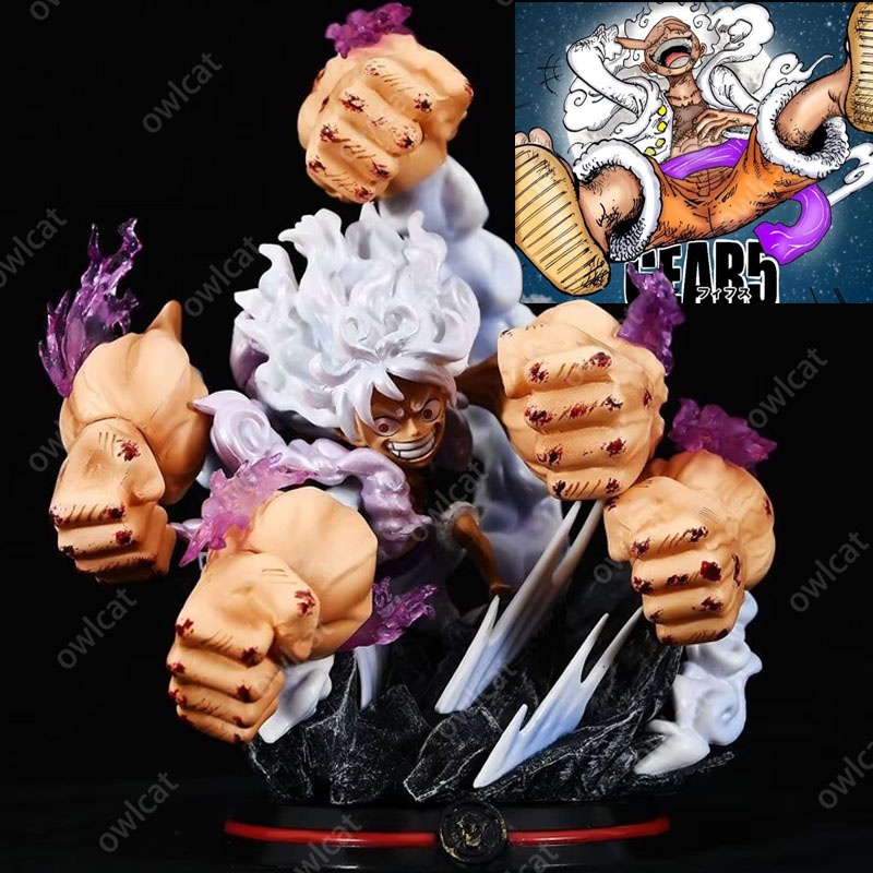 โมเดลวันพีช One Piece Gear 5 Luffy (Joy Boy Ver.) Nika Fruit Awakening ...