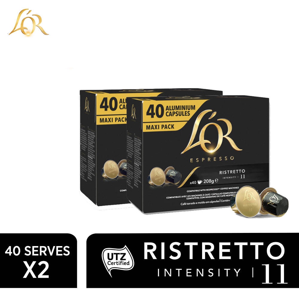 Online Exclusive LOR Espresso กาแฟแคปซูล (2 กล่อง)มีให้เลือก 4 รสชาติ ...