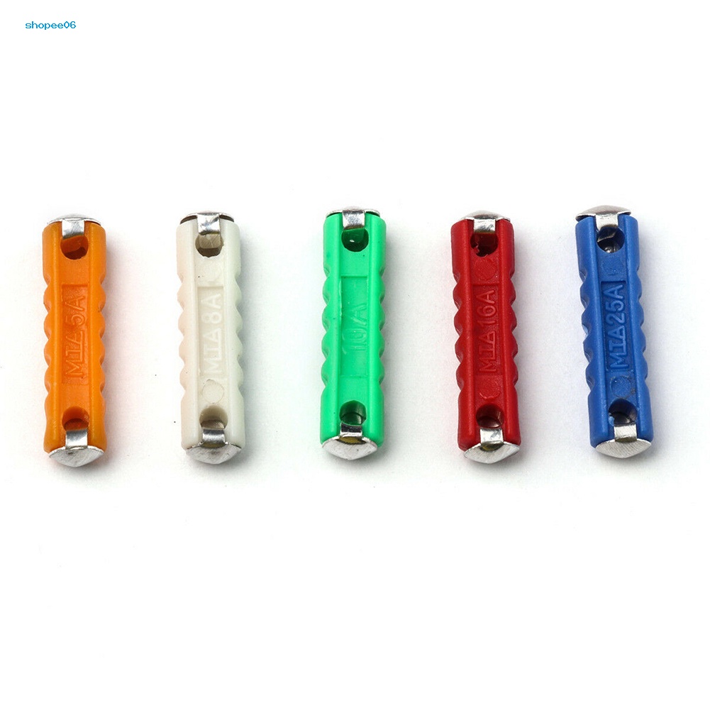 Setn ชุดฟิวส์ยานพาหนะ 5A 8A 10A 16A 25A พร้อมกล่องพลาสติก 200 ชิ้น - sselatan.th - ThaiPick