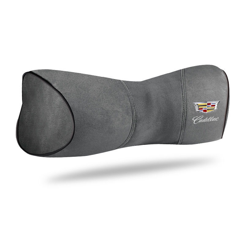 หมอนรองคอ เมมโมรี่โฟมแคชเมียร์ ลายโลโก้ Cadillac Headrest CT5 CT4 XT5 ...