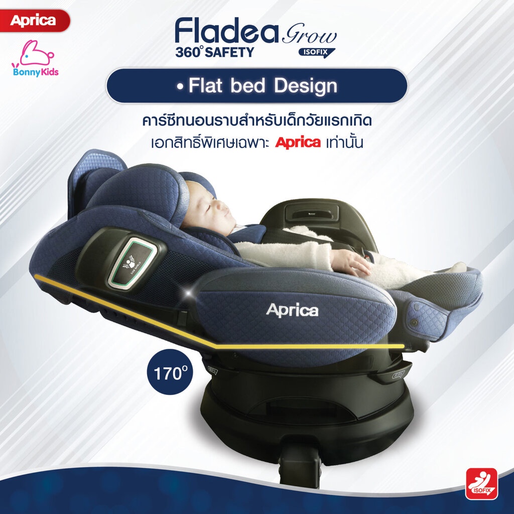 Aprica คาร์ซีท รุ่น Fladea Grow