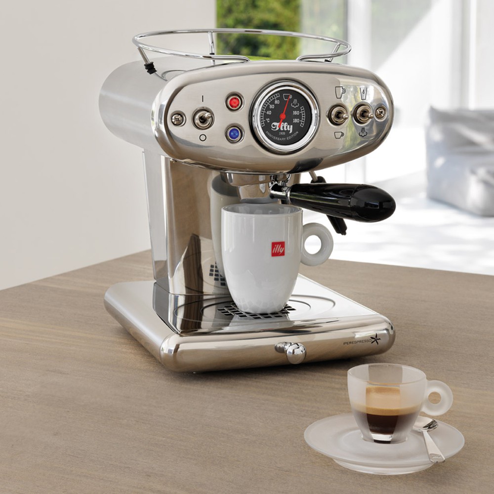 ILLY เครื่องชงกาแฟแคปซูล รุ่น X1 Anniversary 1935 สีสแตนเลส X1 IPSO ...