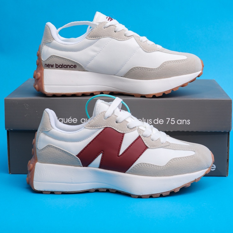 N327 รองเท้าผ้าใบลําลอง พื้นนิ่ม น้ําหนักเบา สีแดง สีขาว เหมาะกับการ ...