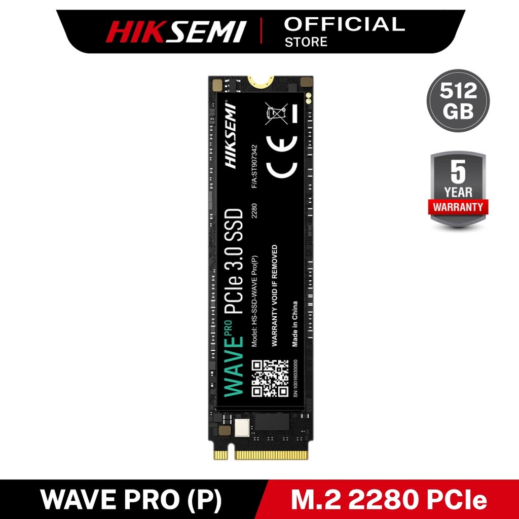 HIKSEMI SSD WAVE PRO(P) 512GB M.2 PCIE HS-SSD-WAVE PRO(P) 512 WARRANTY ...