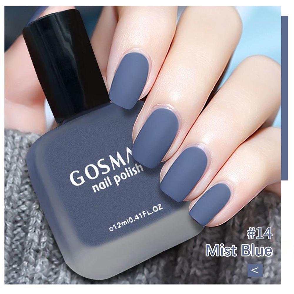 COD Gosman Matte Nail Polish 12ml ยาทาเล็บเคลือบด้านฤดูร้อนไม่ลอกไม่ลอก ...