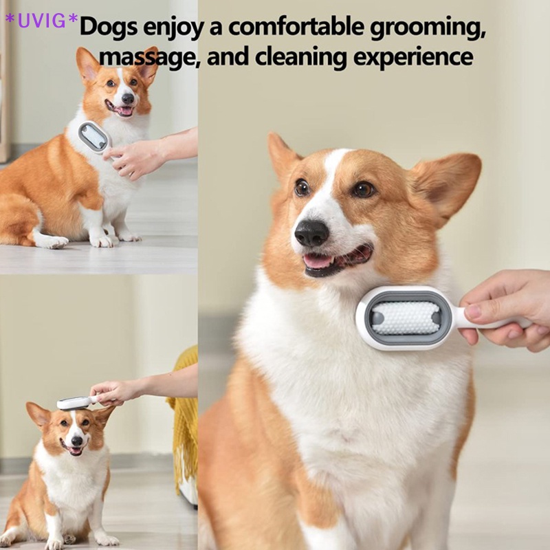 Uvig แปรงหวีขนสัตว์เลี้ยง ทําความสะอาดธง สําหรับสุนัข แมว - universing ...