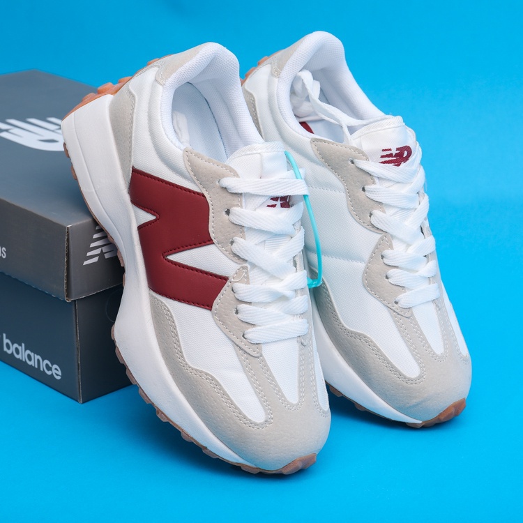 N327 รองเท้าผ้าใบลําลอง พื้นนิ่ม น้ําหนักเบา สีแดง สีขาว เหมาะกับการ ...