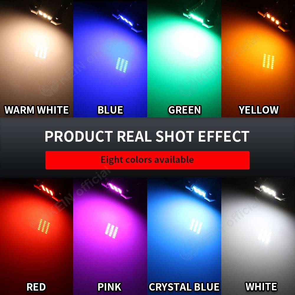 Kein T10 หลอดไฟ Led W5W Festoon 31 มม. 36 มม. 39 มม. 41 มม. C3W C5W แผงไฟภายในรถยนต์ หลอดไฟโดม ...