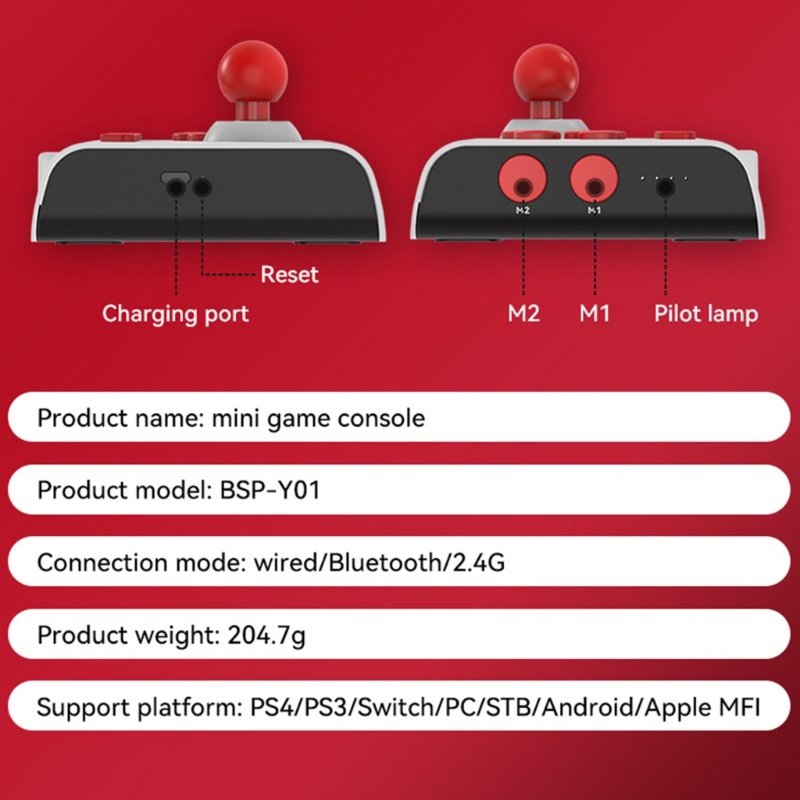Bt จอยสติ๊กควบคุมเกม สําหรับ PS3-PS4 Switch-PC Android-iOS TV Type-C - btsgo.th - ThaiPick