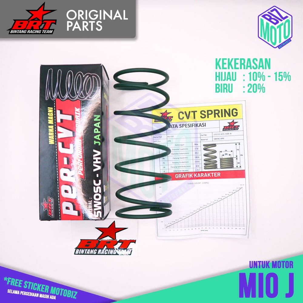 Brt Super Spring Per CVT Mio J - motobizautopartso8.th - ThaiPick