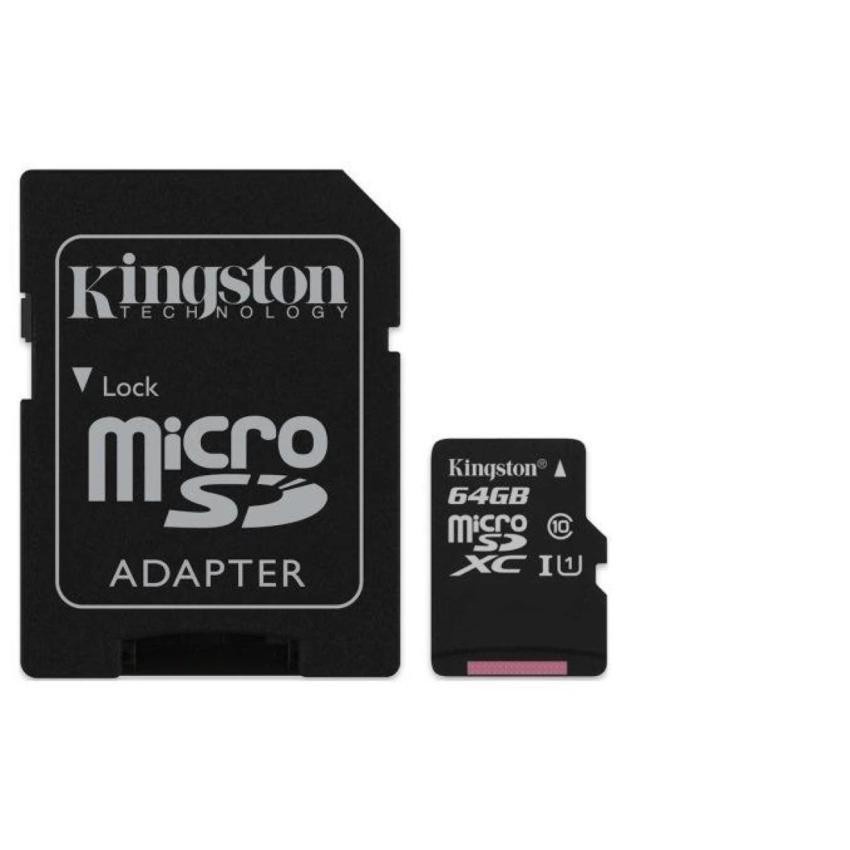 KINGSTON MICRO SD CARD 64 GB CLASS 10 With Adapter แท้ 100 - quickcool ...