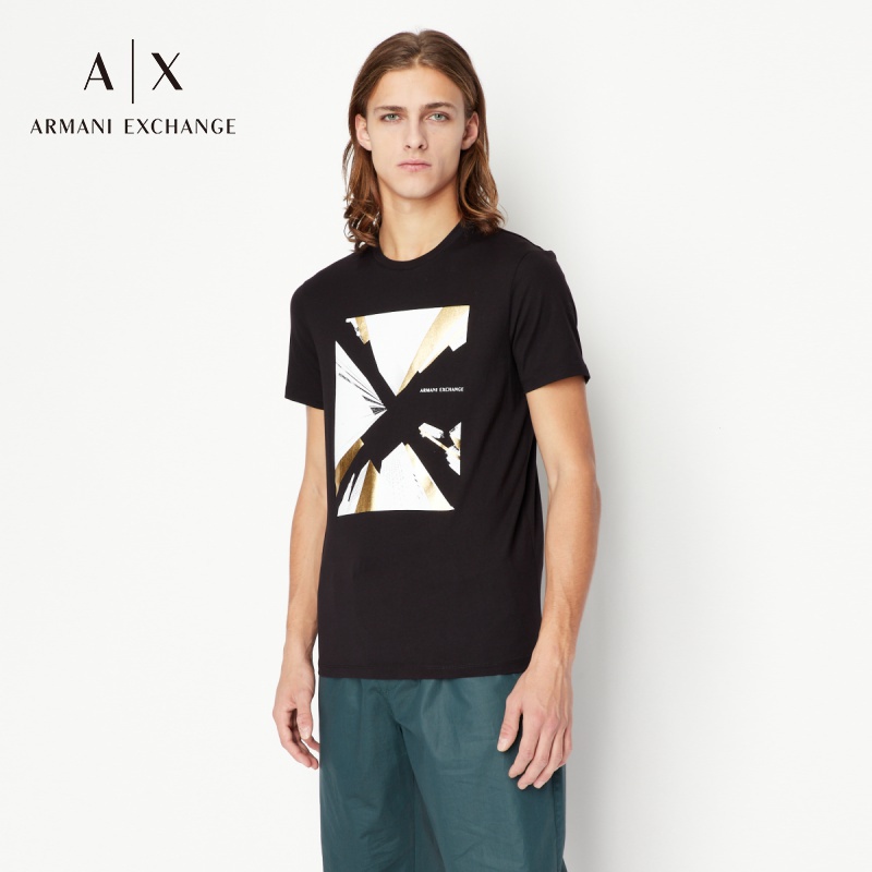 Ax (label) เสื้อยืดคอกลม ผ้าฝ้าย ทรงหลวม สําหรับผู้ชาย - b8888.th ...