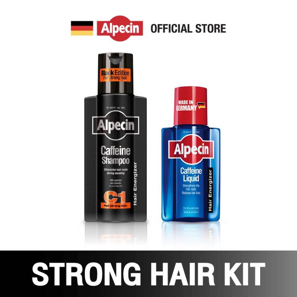 Special Set Alpecin Black Caffeine Shampoo Alpecin Caffeine Liquid ...
