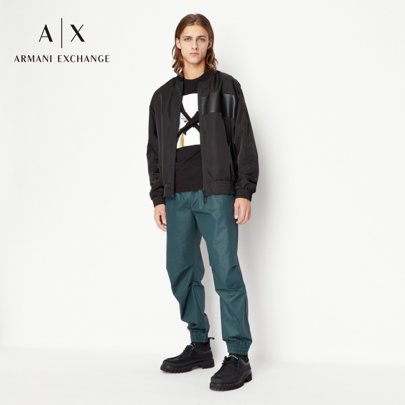 Ax (label) เสื้อยืดคอกลม ผ้าฝ้าย ทรงหลวม สําหรับผู้ชาย - b8888.th ...