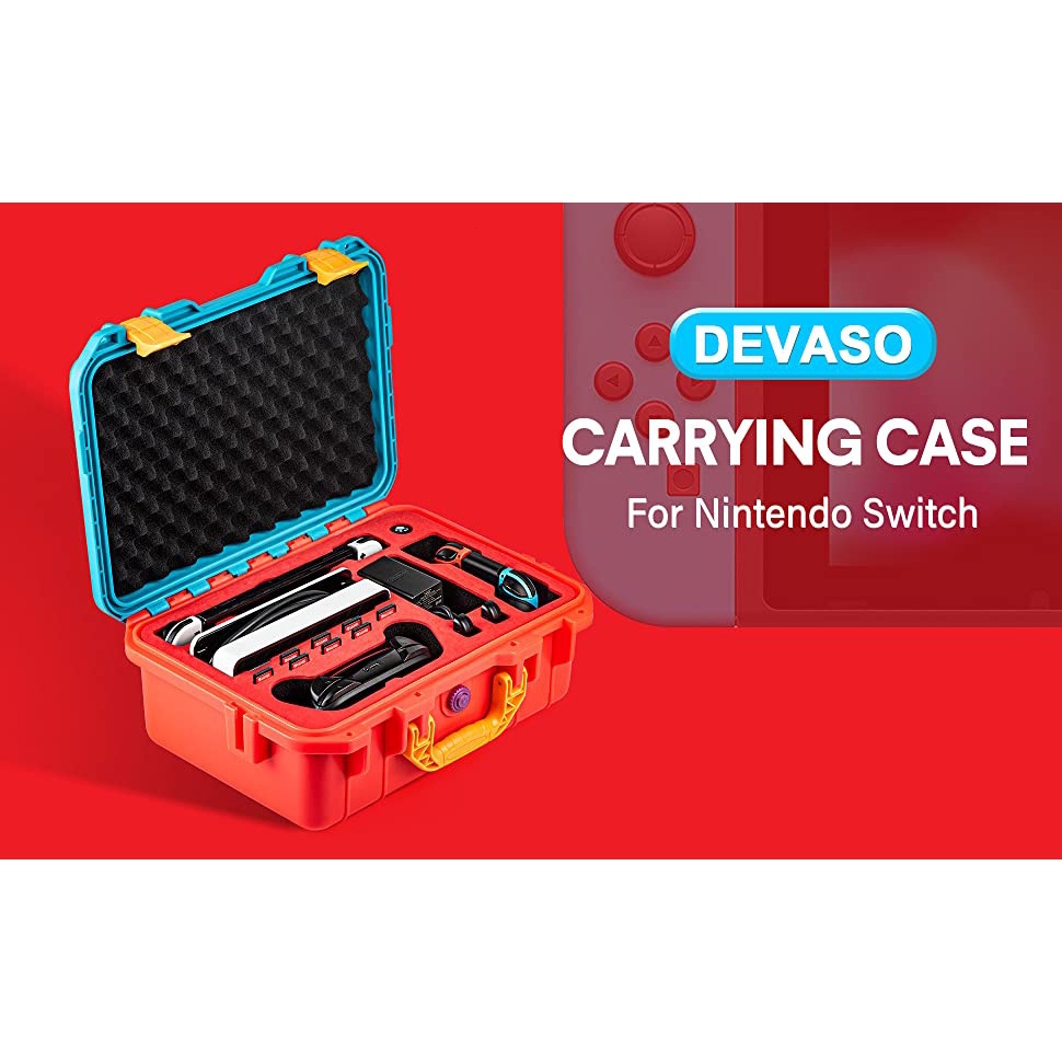 DEVASO Carrying Case for Nintendo Switch Travel Case Professional ...