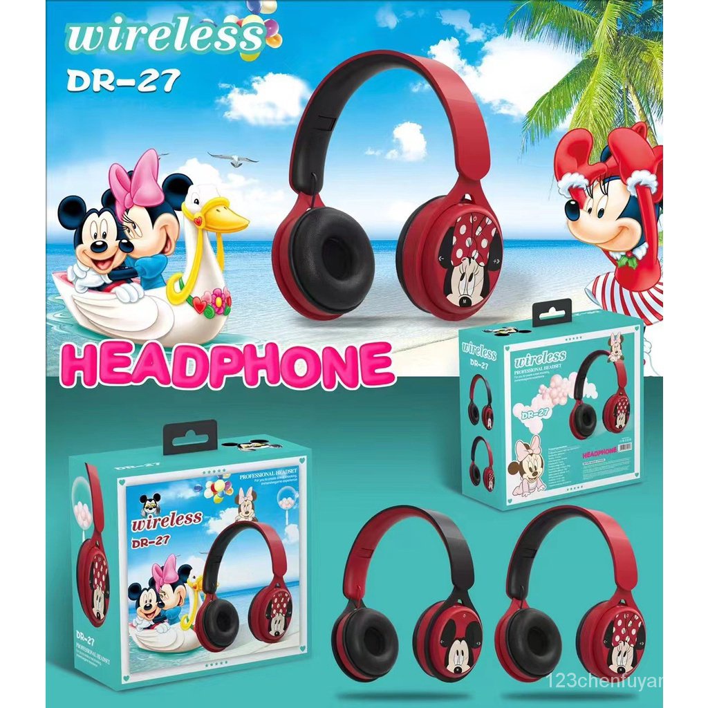 Disney Marvel wireless Bluetooth headset with microphone Spiderman ...