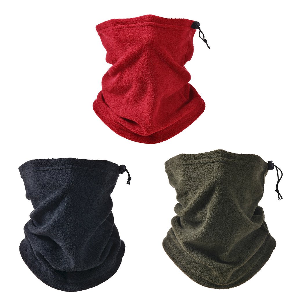 Tube Scarf Windproof Winter Mask Fleece Loop Neckerchief Neck Warmer ...