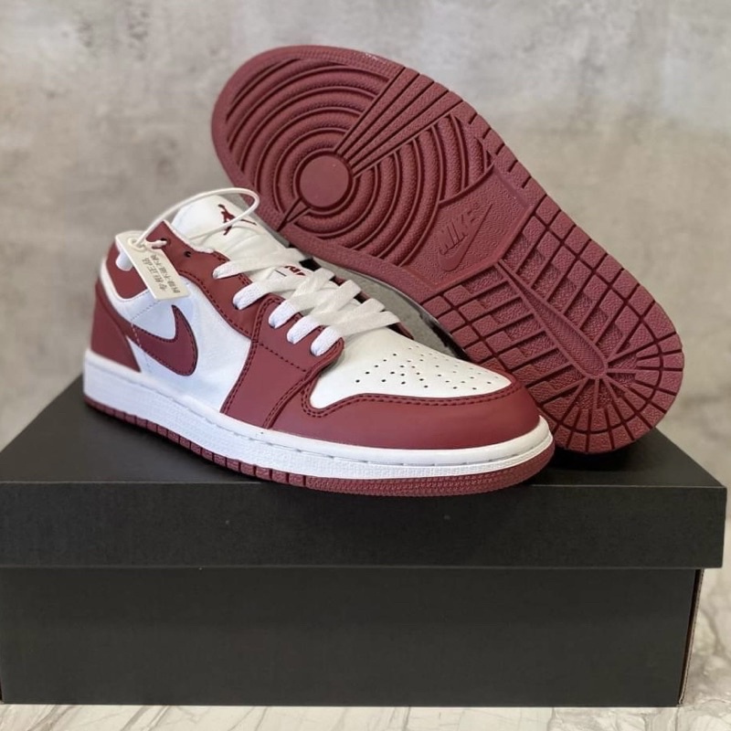 Nike Air Jordan 1 low Team Redส่งเก็บเงินปลายทาง - tshirt_aj1.th - ThaiPick