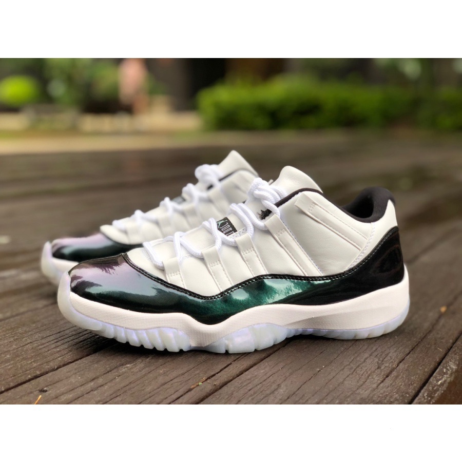 528895 รองเท้าผ้าใบ รองเท้าบาสเก็ตบอล -145 Air Jordan 11 aj11 สีดํา สี ...