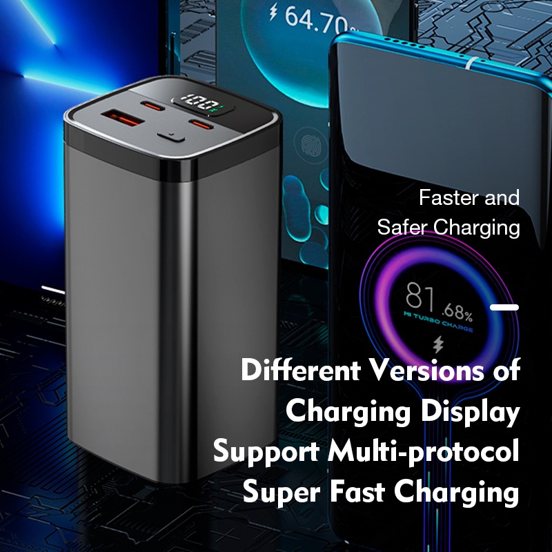 EYD 65W Power Bank 20000mAh Type C PD Fast Charging Powerbank แบบพกพา ...