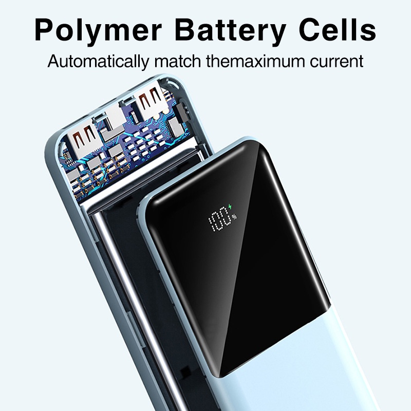 EYD JS31 Power Bank 10000mAh แบตเตอรี่สำรองความจุขนาดใหญ่ PD22.5W Super ...